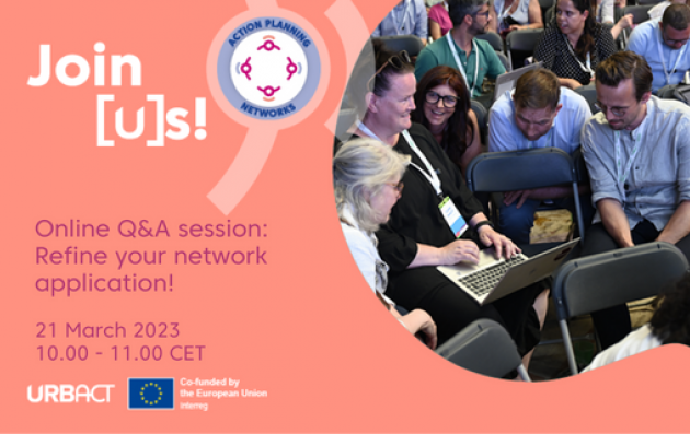 Online Q&A session: Refine your network application! | urbact.eu